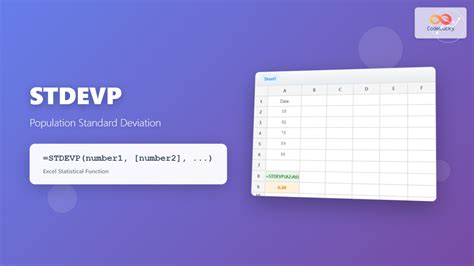Excel Stdev Function Complete Guide To Standard Deviation Calculations