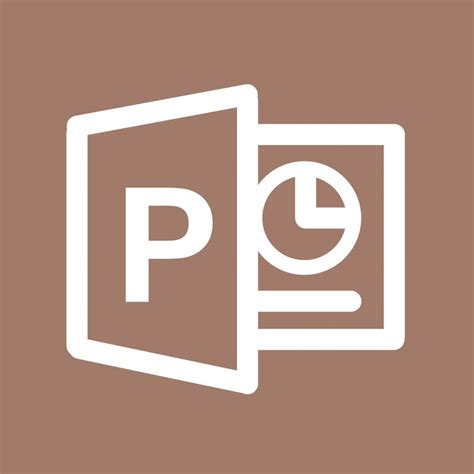 Powerpoint App Icon Powerpoint Icon Microsoft Icons Icon Design