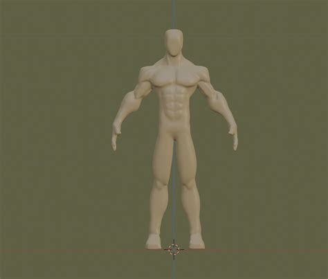 Artstation Stylized Male Base Mesh Resources