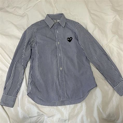 꼼데가르송 여성 스트라이프 셔츠 S 헬로마켓