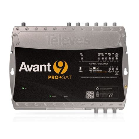 Televés Avant 9 Pro Sat Programmable Multiband Amplifier