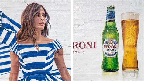 Download Peroni Beer With Girl Model Wallpaper