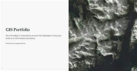 How To Create A Gis Portfolio — 8 Key Points Portfolio Examples