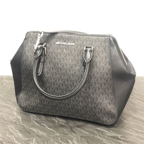 2way ハンドバッグ トートバッグ ショルダーバック マイケルコース Mk バックmichael Kors ブラック系女性用｜売買された