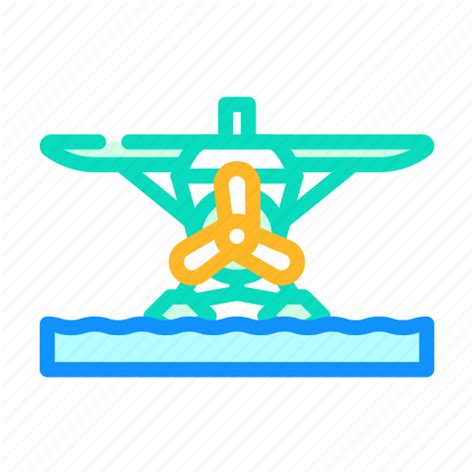 Floatplane Airplane Aircraft Plane Flight Travel Icon Download On Iconfinder
