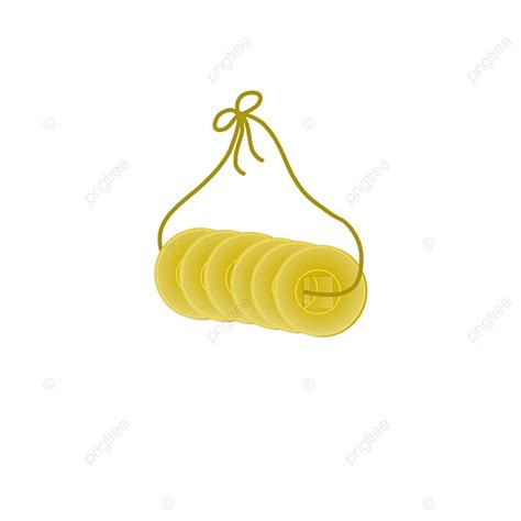 골 드 그 라 데 이 션 심 플 동전 일러스트 꼬치 장식 패턴 단순한 엽전 Png 일러스트 및 Psd 이미지 무료 다운로드 Pngtree