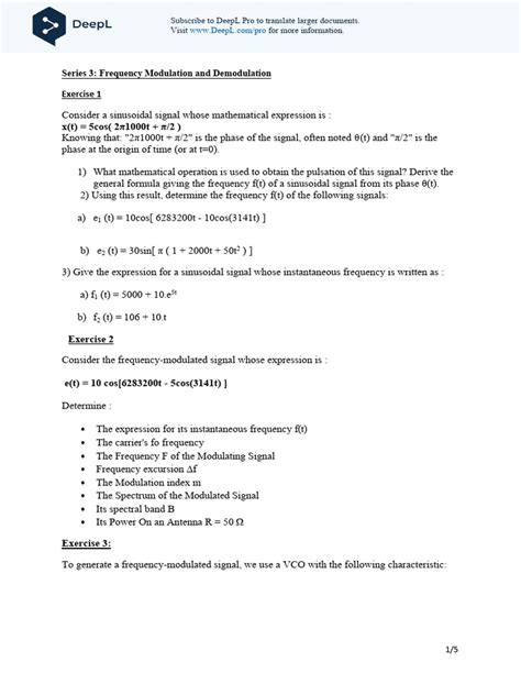 Modulation Pdf Electronic Oscillator Frequency Modulation