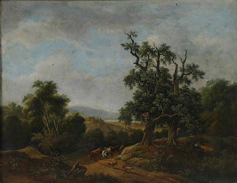 Weite Landschaft Mit Hirte Und Heimkehrender Herde By Joseph Altmann On