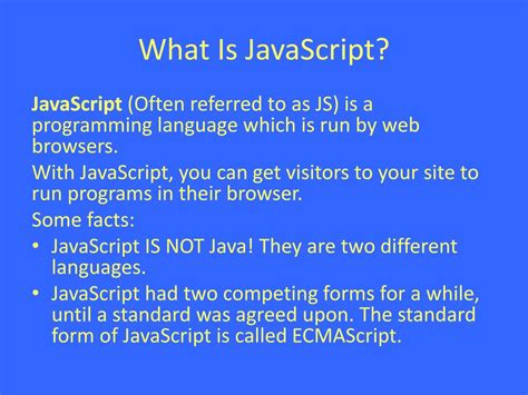 Ppt Introduction To Javascript Powerpoint Presentation Free Download