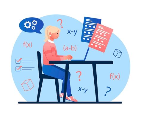 Premium Vector Girl Passed Exam