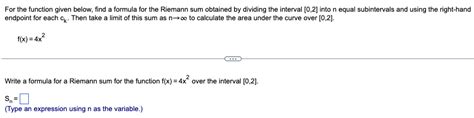 For The Function Given Below Find A Formula For The