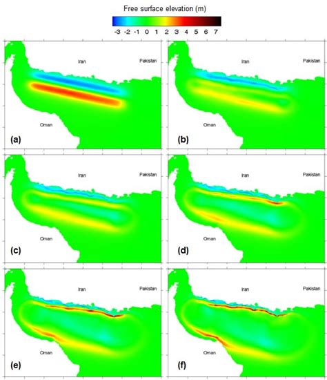 Figure 1 From Numerical Simulation Of Tsunami Run Up On Jask Port Caused By Largest Possible