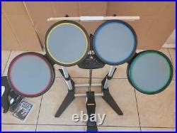 Ps3 Ps4 Playstation 3 Rock Band Drum Set Kit Stratocaster Guitar Hero