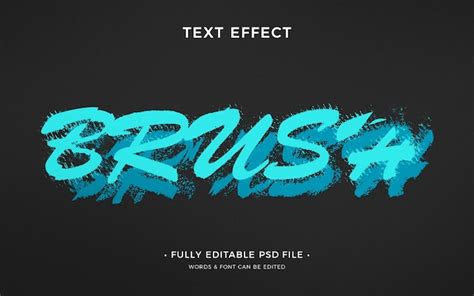 Premium Psd Brushes Text Effect