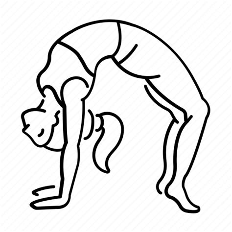 backend yoga exercise gymnastic stretching icon download on