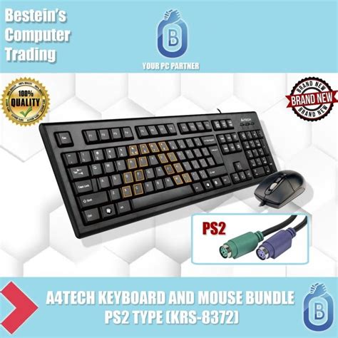 A4tech Ps2 Bundle Keyboard And Mouse Bundle Krs 8572 At 420 00 From Quezon City