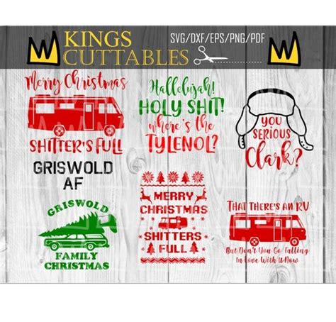 National Lampoons Christmas Vacation Svg Bundle 30 Designs Shitters