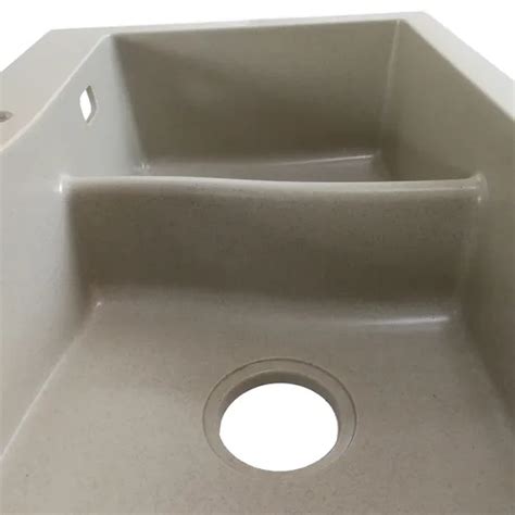 High Tech Kitchen Sinks Modern Custom Synthetic Composite Quartz Stone
