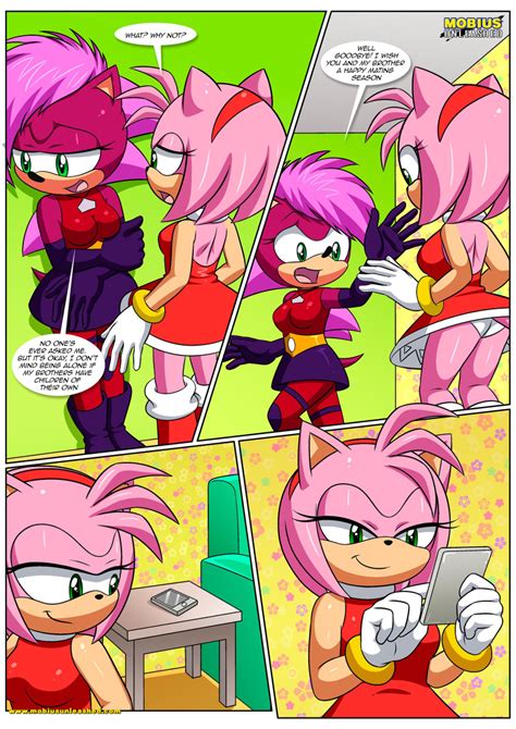 Rule 34 2girls Amy Rose Anthro Bbmbbf Comic Female Female Only Mobian