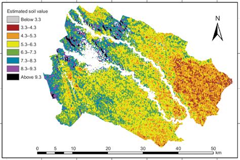 Calibrated Soil Values Plotted Against Estimated Soil Values Estimated Download Scientific