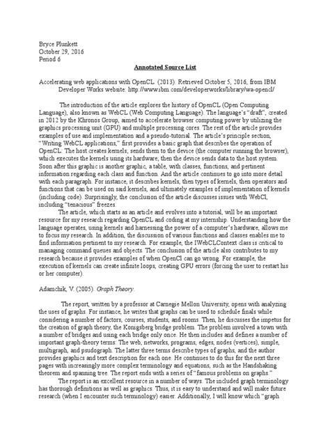 Annotated Source List Pdf