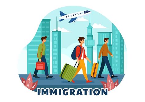 Immigration Poster Vector Art Icons And Graphics For Free Download