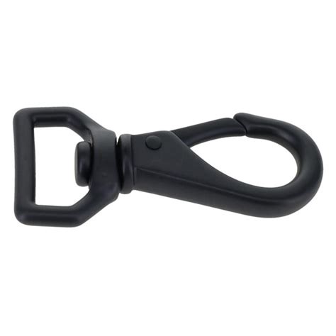 250 1 Pvd Black Matte Swivel Lever Snap Solid Brass Ll