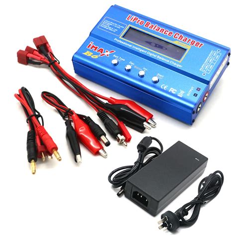 imax 리튬 이온 ni cd lipo 배터리 밸런스 방전기 rc 충전기용 t tamiya xt60 플러그 b6 80w