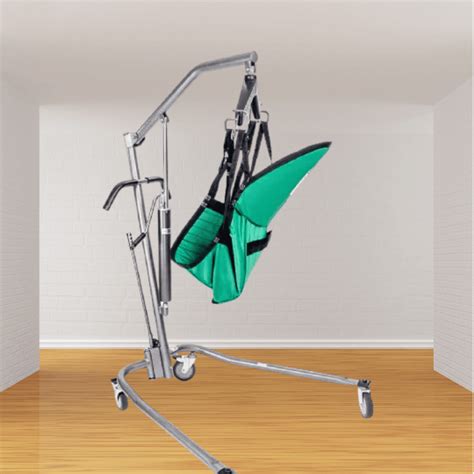 Hydraulic Deluxe Chrome Plated Patient Lift Pristine Mobility