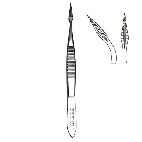 Hunter First Aid And Splinter Forceps Straight With Pin 11 5cm Klini