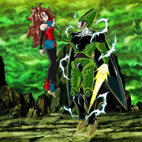 Perfect Cell Defeats Android 21 Evil By Xhe4dspl1tt3rx On Deviantart