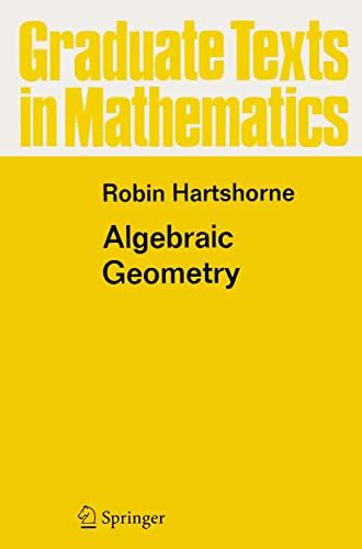 Algebraic Geometry Summary Of Key Ideas And Review Robin Hartshorne