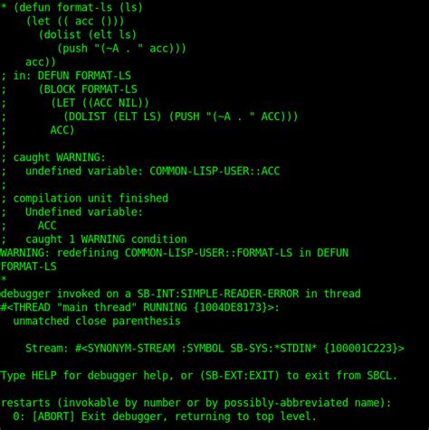 Lisp Lexical Closure Function Declaration Stack Overflow