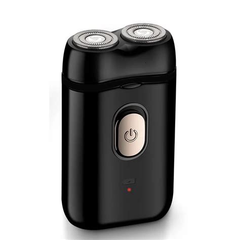 남성용 더블 플로팅 헤드 전기 면도기 Usb 충전식 건식 습식 수염 면도기 헤어 트리머 방수 얼굴 면도기 Aliexpress