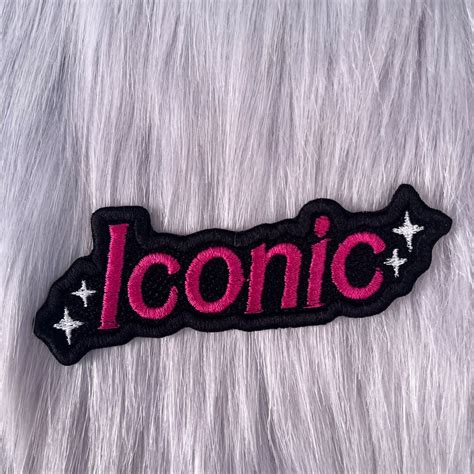 Iconic Patch Sparkle Patch Sassy Patch Girly Patch Iron On Patch