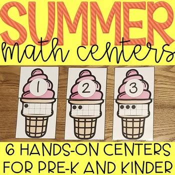 Summer Fun Beach Themed Math Center Activities By Ignite Imaginations
