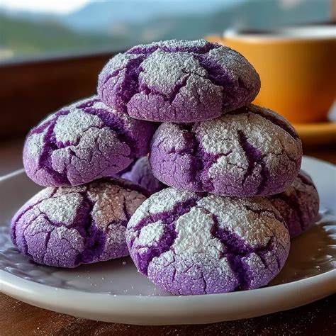 Easy Purple Crinkle Cookies Recipe Fun And Fast Baking