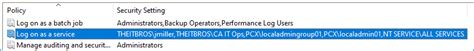 Configuring Logon As A Service Permission Via GPO And PowerShell TheITBros