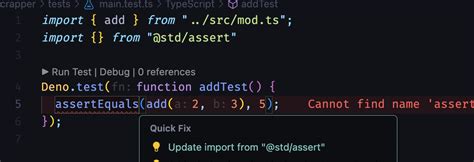 Import Suggestions Not Working As Intended Vscode Deno