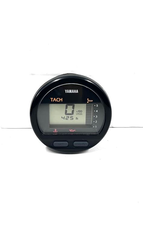 New Lcd Yamaha 6y5 Multifunction Tachometer Digital Gauge Oem