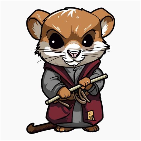 Camiseta Premium Unisex Chibi Master Splinter De Tatowapo Superfanart