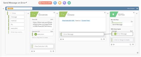 how to setup an error notification flow in okta workflows