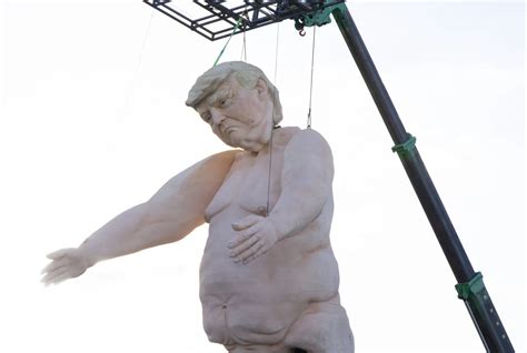 Giant Naked Donald Trump Statue Sparks Maga Fury ‘despicable Newsweek
