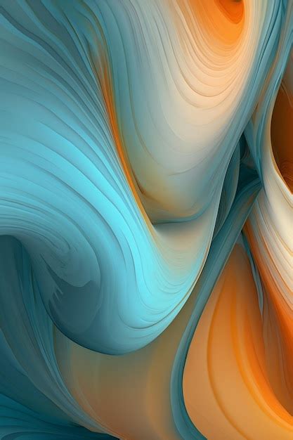 Premium AI Image | Abstract Wavy Motion Background Ai generative