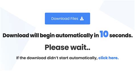 Download Button With A Countdown Timer To Download Files Automatically Html Css