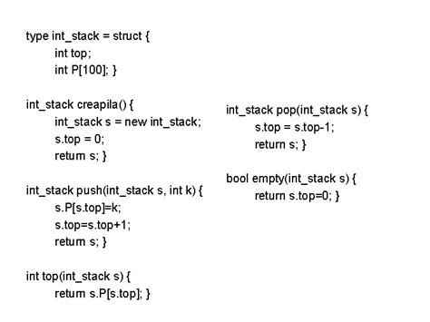 Type Intstack Struct Int Top Int P100 Intstack