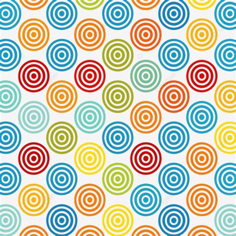 Seamless Circle Geometry Pattern Swatch Abstract Backdrop Circle Png