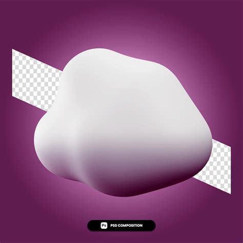 Premium Psd Psd Cloud Illustration