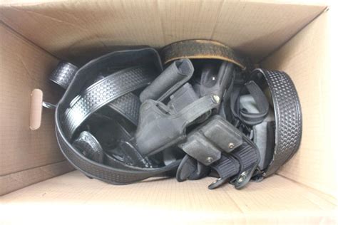 Gun Holsters And Belts 10 Pieces Property Room