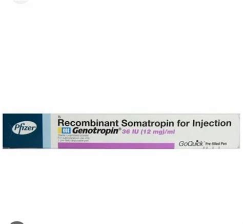 Genotropin Pfizer 36 Iu 12mg At ₹ 150000box Hgh Injection In Nagpur